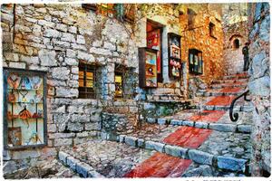 Fototapetă vlies sat medieval 375 x 250 cm | FAVI.ro