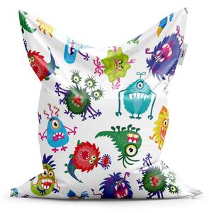 Sac de șezut Bean monstruleți colorați - pentru copii, colorat | FAVI.ro