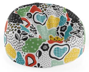 Sac de șezut Triangl desen pentru copii, colorat | FAVI.ro