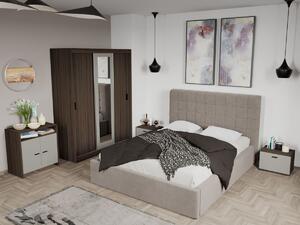 Seturi de dormitor, nuc, Mobila Laguna | FAVI.ro