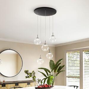 Lampă suspendată LED Ariel, 3 becuri, rotundă, variator pas cu pas, CCT ...