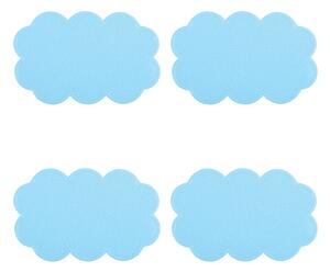 Covorașe antiderapante pentru copii pentru cadă 4 buc. 9x14,5 cm Nuages ...