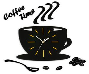 Ceas modern de perete Red Satin Cup NH041 | FAVI.ro