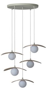 Osram DECOR PEARL – lustru suspendat pe cablu, 5x G9, 5W, 230V, bej ...