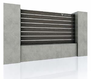 Gard WPC Cu Placaj Ares Aluminiu | FAVI.ro