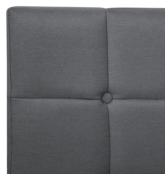 Pat boxspring ADMIRAL 180 x 200 cm Gri închis | FAVI.ro