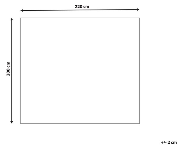 Pătură BJAS 200 x 220 cm Albastru | FAVI.ro