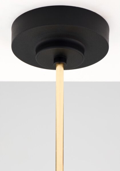 Jupiter 2087 - Lustru cu tija RAMIREZ 3xE27/15W/230V auriu/negru | FAVI.ro