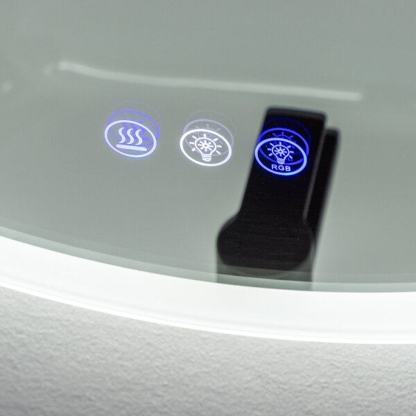 Brilagi-LED CLARA PRO LED RGBW, oglindă încălzită cu dimmer și ...