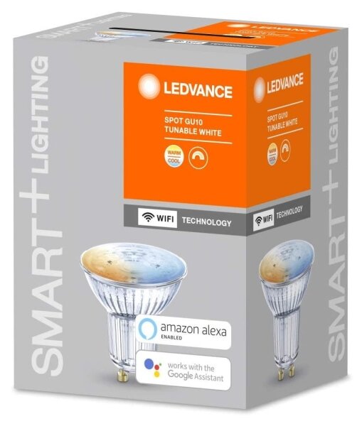 Bec de iluminare cu LED SMART + GU10/5W/230V 2.700K-6.500K - Ledvance ...
