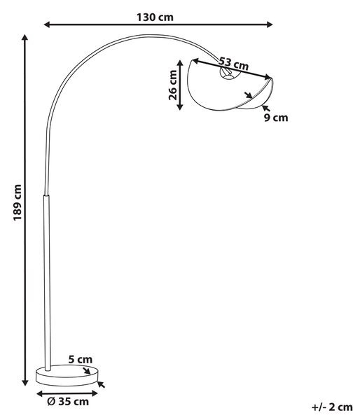 Lampadar HERRON Natural | FAVI.ro