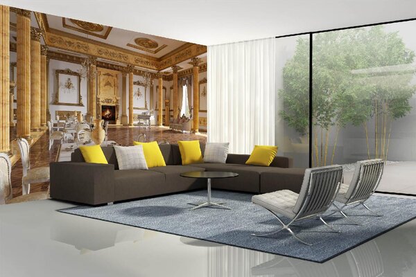 Fototapetă din vlies autocolantă sală de dans și restaurant 375 x 250 ...