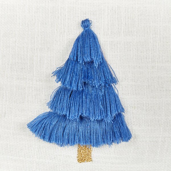 Set de 2 perne decorative SKIMMIA Bumbac 45 x 45 cm Alb Model festiv ...