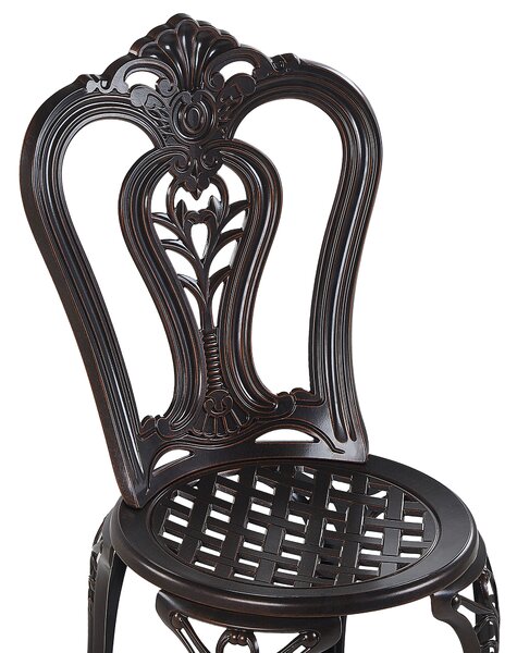 Set mobilier de grădină BOVINO Metal Maro închis | FAVI.ro