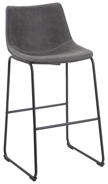 Set de 2 scaune de bar FRANKS Gri | FAVI.ro