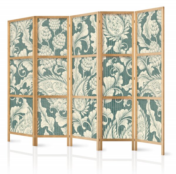 Paravan japonez - Sage Green Flourishes | FAVI.ro