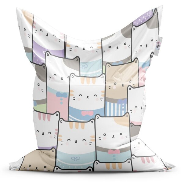 Sac de șezut Classic pisicuțe desenate - pentru copii, colorat | FAVI.ro