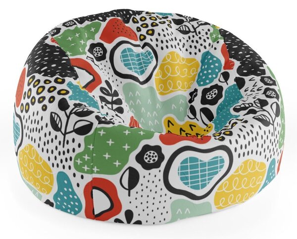 Sac de șezut Cocoon desen pentru copii, colorat | FAVI.ro