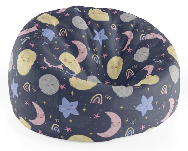 Sac de șezut Cocoon cer pentru copii, colorat | FAVI.ro