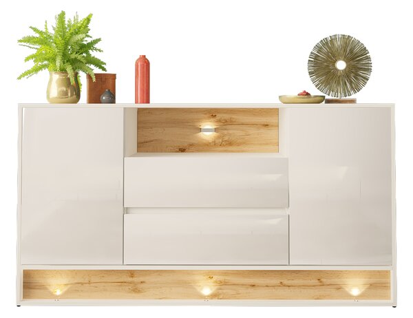 Z0ND0 Vitrină Gallina 160 (Alb). 1060959 | FAVI.ro