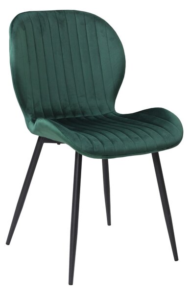 Set Masă fixă Pătrată Tania X Wenge cu 4 Scaune Opal Verde | FAVI.ro