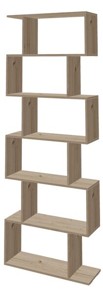 Biblioteca Sezen, Pako World, Stejar, 70x24x191 cm | FAVI.ro
