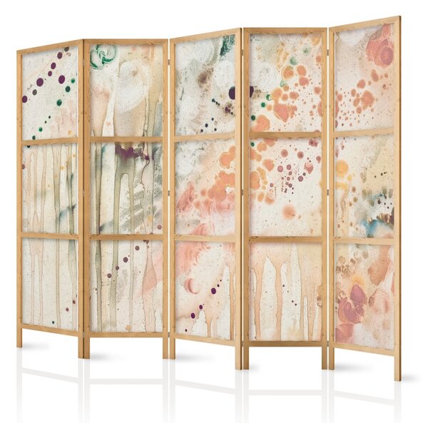 Paravan japonez - Coloured Dots - pastel spots creating an abstract ...