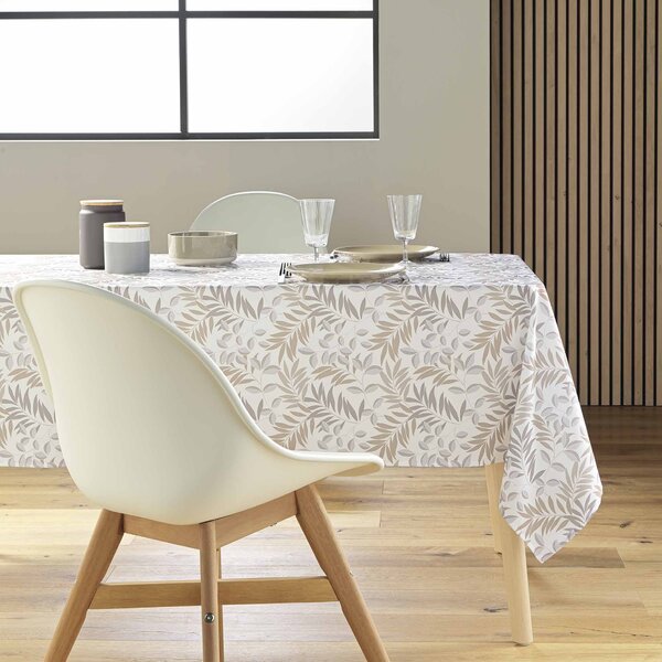 Fata de masa cu frunze rezistenta la pete, 145 x 240 cm, NEDELIA | FAVI.ro
