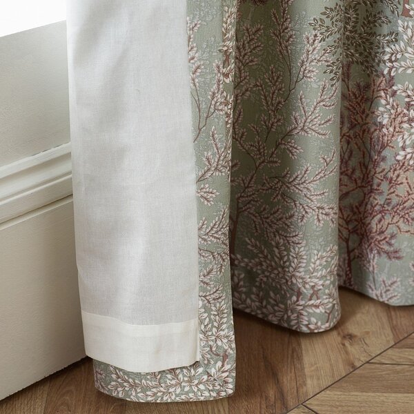 Draperii verzi 2 buc. 117x183 cm Woodland Trees – Catherine Lansfield ...