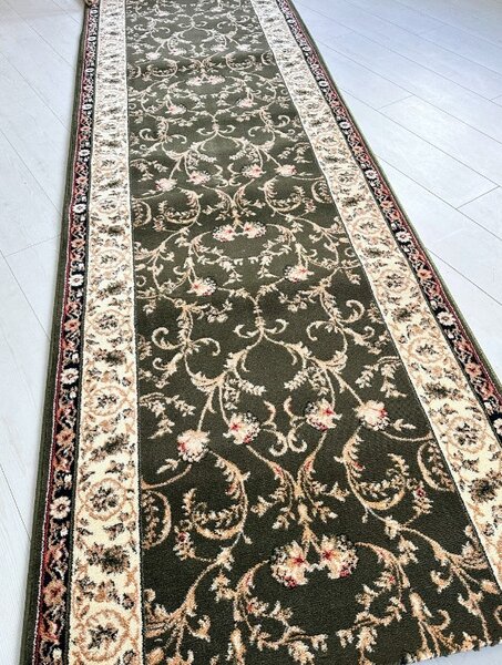 Traversa Hol, Model Lotos 523, Verde, Latime 60 cm, 1800 gr mp 60 x 200 ...