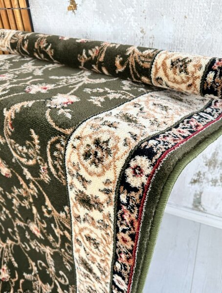 Traversa Hol, Model Lotos 523, Verde, Latime 60 cm, 1800 gr mp 60 x 200 ...