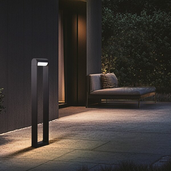 CMD 9051 Bornă luminoasă LED pentru proiector, înălțime 80 cm, antracit ...