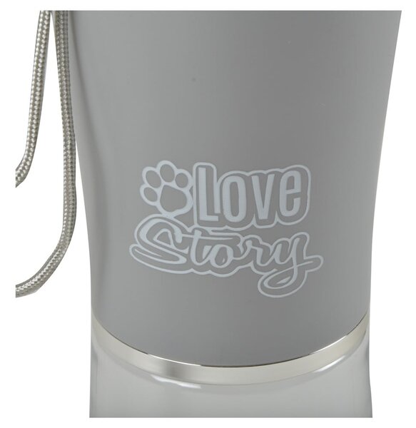Sticlă portabilă pentru câini – Love Story | FAVI.ro