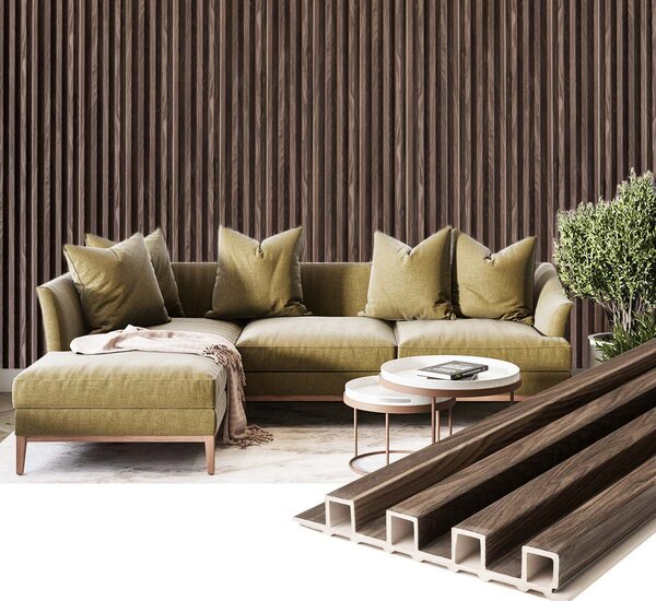 Panou decorativ din PVC Champino dimensiune 16x2.2x270cm | FAVI.ro