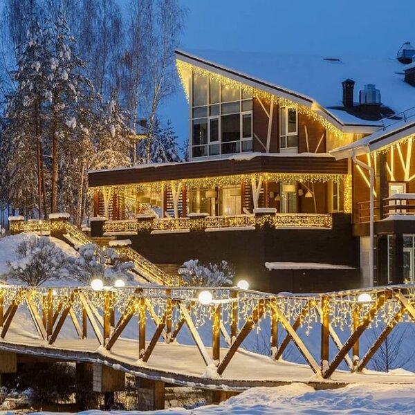 Instalatie tip franjuri cu Flash 15 metri, 300 LED, Alb cald | FAVI.ro