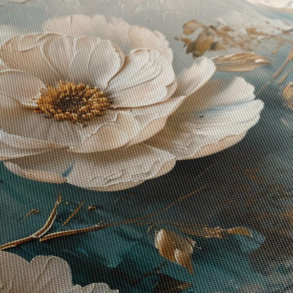 Tablou flori delicate pe pânză | FAVI.ro