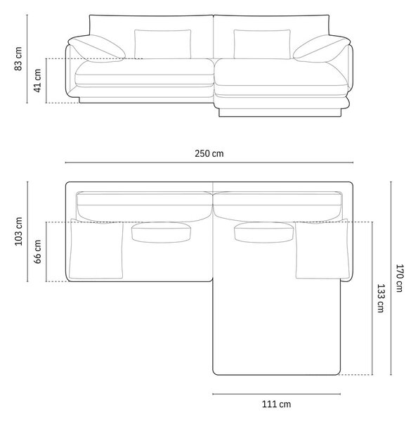 Colțar verde închis (cu colț pe partea dreaptă) Torino – Micadoni Home | FAVI.ro