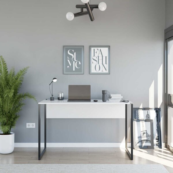 Birou Adore Connect cu picior metalic, 120 x 60 x 75 cm | FAVI.ro