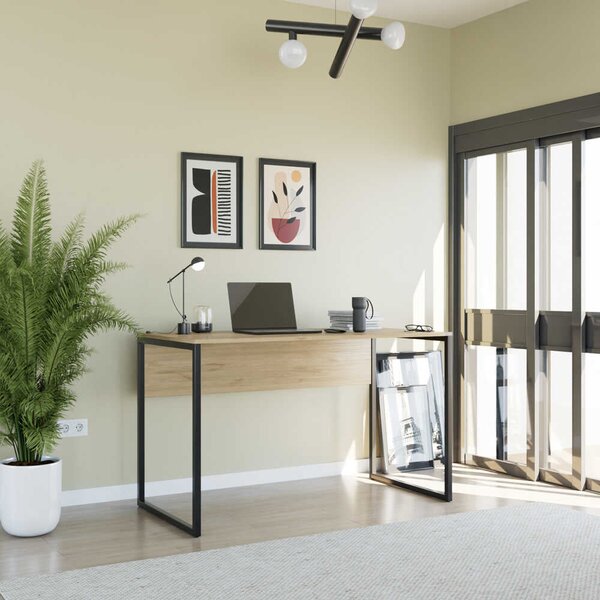 Birou Adore Connect cu picior metalic, 120 x 60 x 75 cm | FAVI.ro