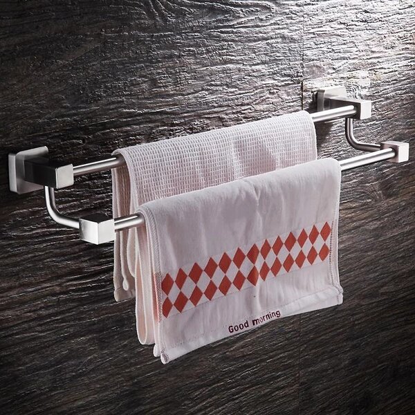 Suport prosop dublu , inox satinat TRENDY S | FAVI.ro