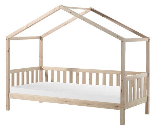 Această combinație DALLAS naturală constă dintr-un pat de casă cu gard ...