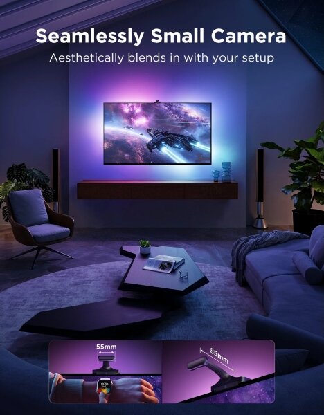 Govee - TV Backlight 3 Pro 75-85" Iluminare LED din spate SMART RGBIC ...