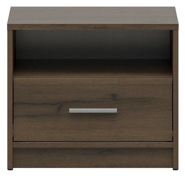 Noptiera NEPO PLUS, stejar nobil, PAL, 50x34x43 cm | FAVI.ro