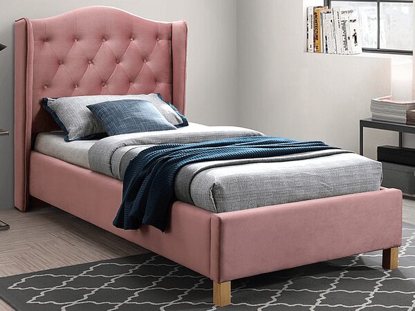 Pat tapitat Aspenti Velvet 90x200 culori | FAVI.ro