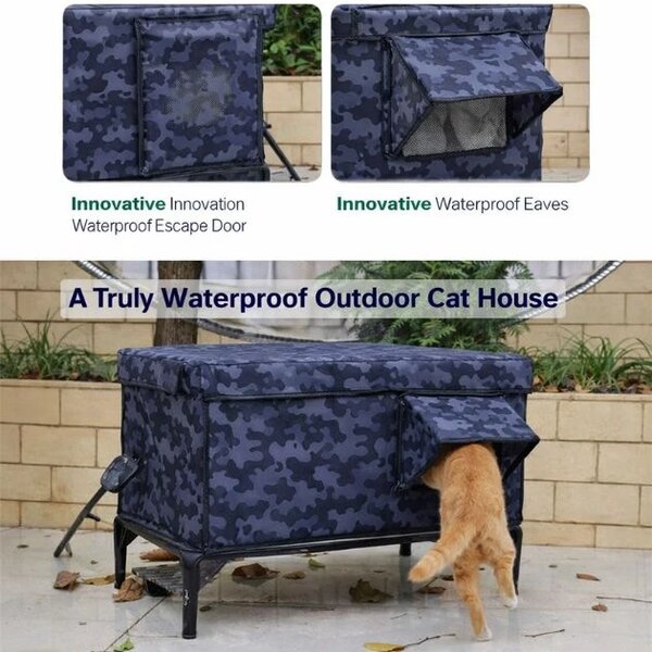 Safepaws™ Adăpost Exterior Impermeabil Pentru Pisici | FAVI.ro