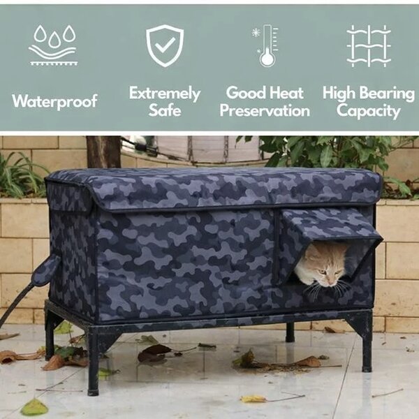 Safepaws™ Adăpost Exterior Impermeabil Pentru Pisici | FAVI.ro