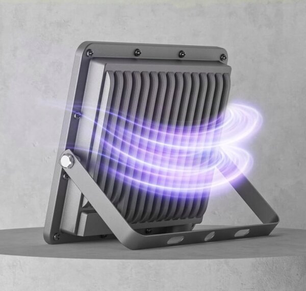 Proiector LED exterior, 50 W, 230 V, 4500 K, IP65, gri | FAVI.ro