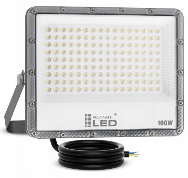 Proiector LED exterior 100 W, 230 V, 4500 K, IP65, gri | FAVI.ro
