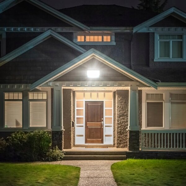 Proiector LED exterior 100 W, 230 V, 4500 K, IP65, gri | FAVI.ro