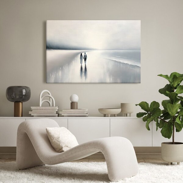 Tablou plimbare pe malul mării | FAVI.ro